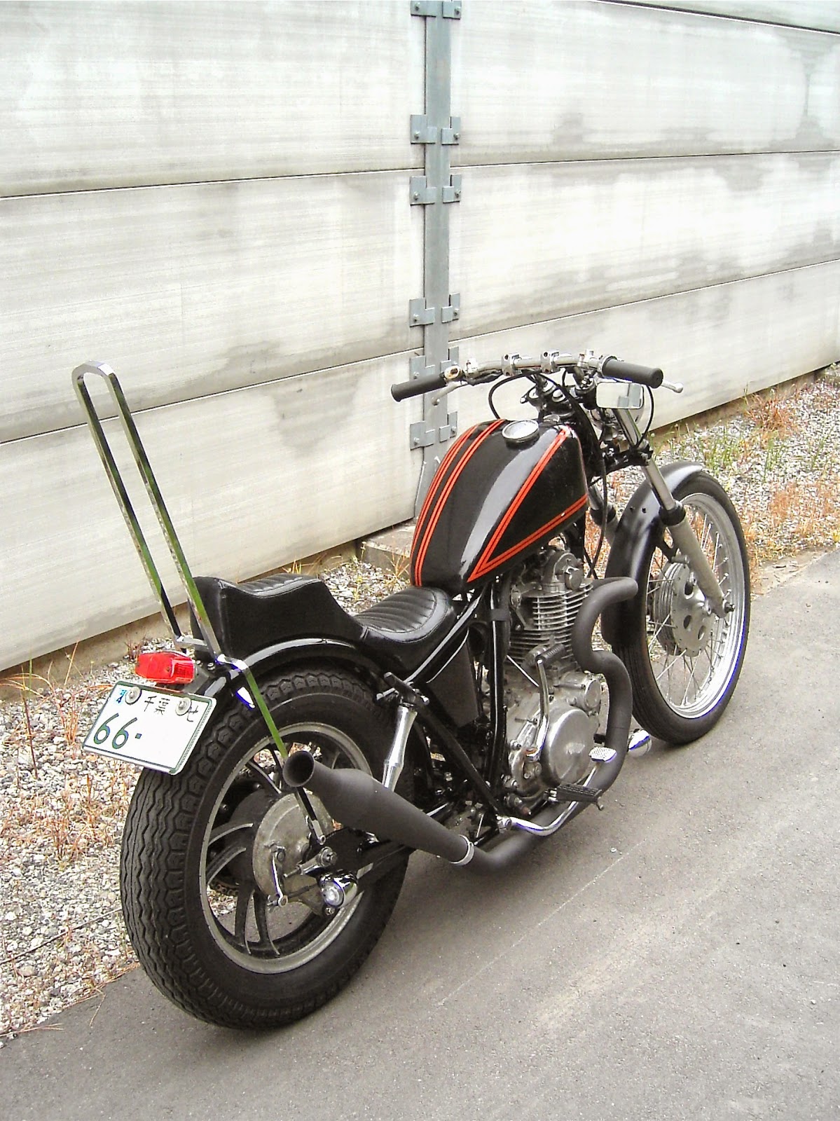 Short time long trip: YZさん SR400 Chopper