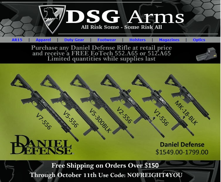 Suburban's Domain: DSG Arms - Free EoTech with DD Rifles, Free Shipping