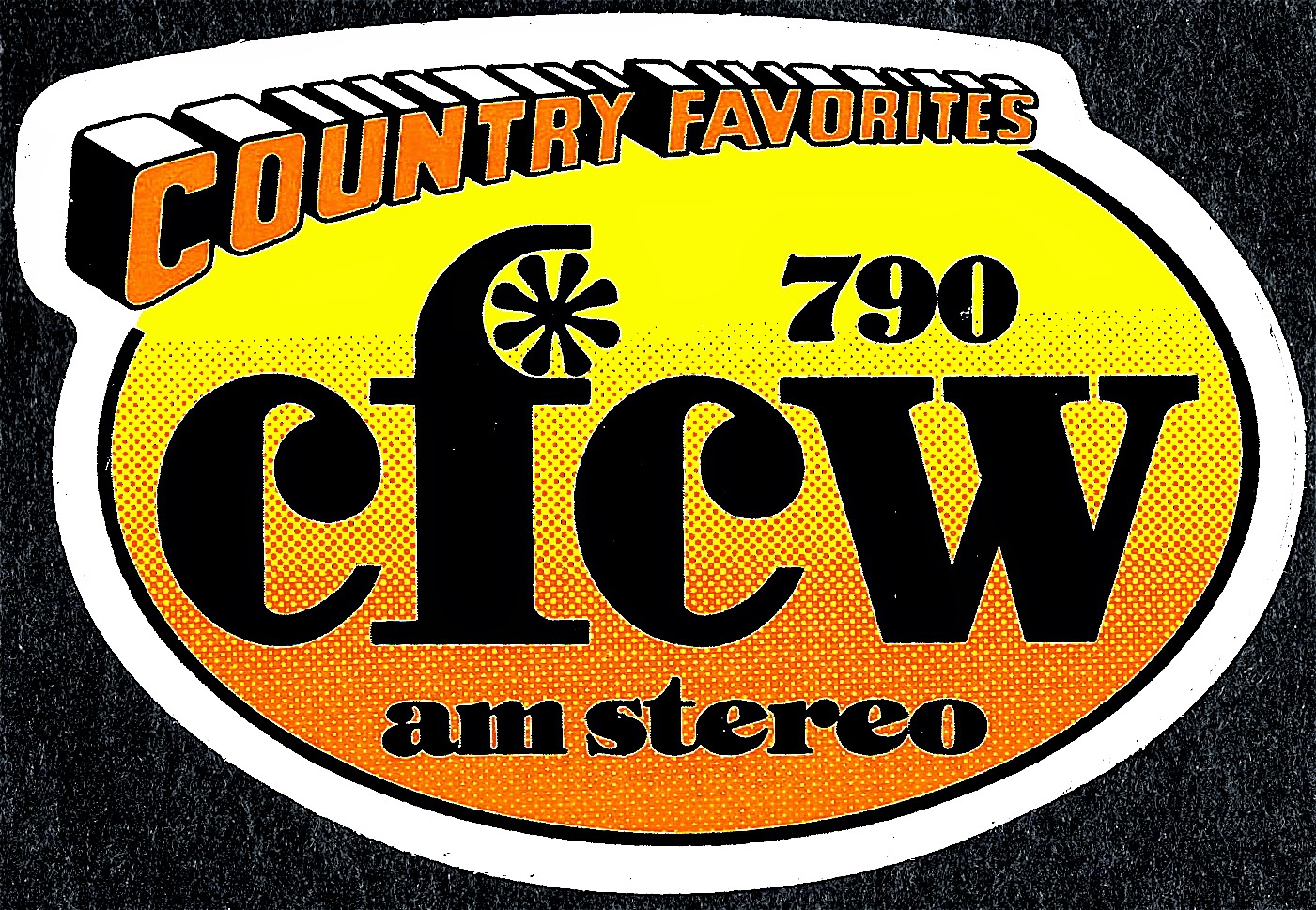 Radio Sticker of the Day: CFCW AM