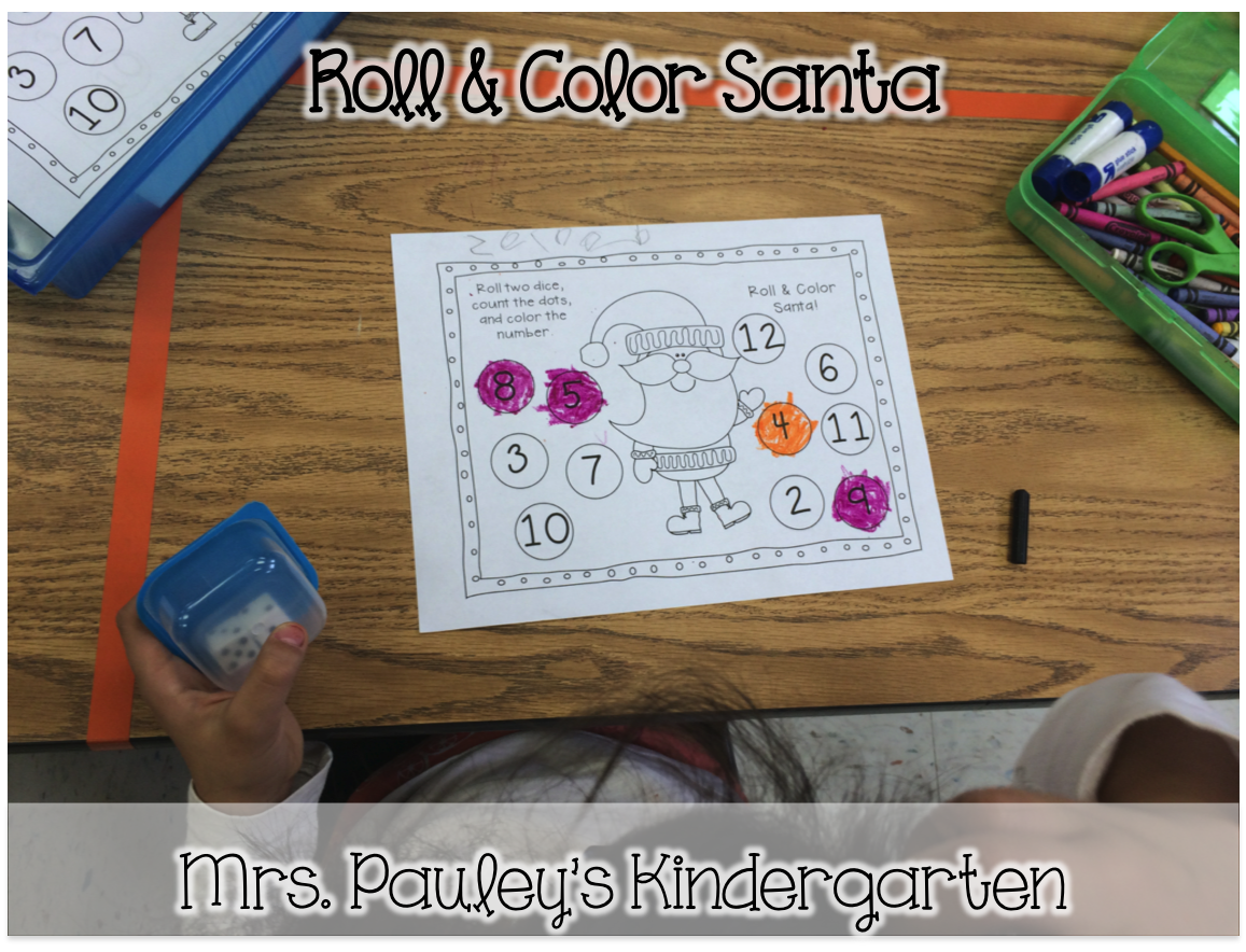 Holiday Math Centers - Mrs. Pauley's Kindergarten