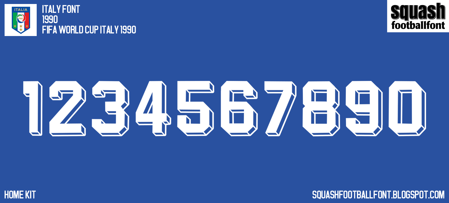 SFF: Italy World Cup 1990 Font
