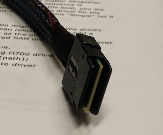 Field Notes of a Computer Geek: Perc H700 Connector Confusion
