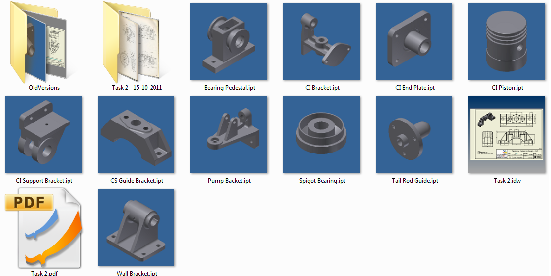 Kumpulan Soal Cad 3d Teknik Mesin