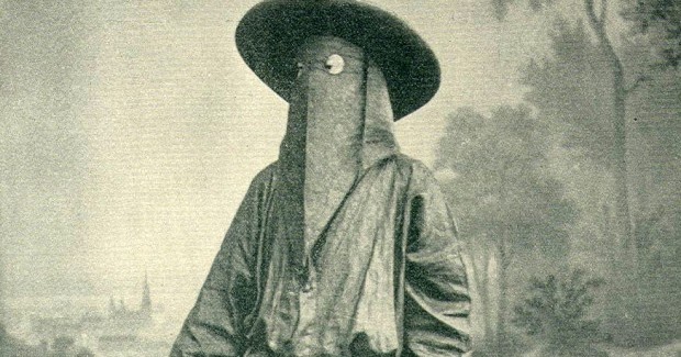 Italian Monk Wearing a Funeral Mask | SANCTE PATER