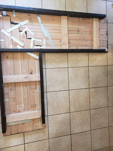 How to : DIY Build L shaped office desk using 2x4s