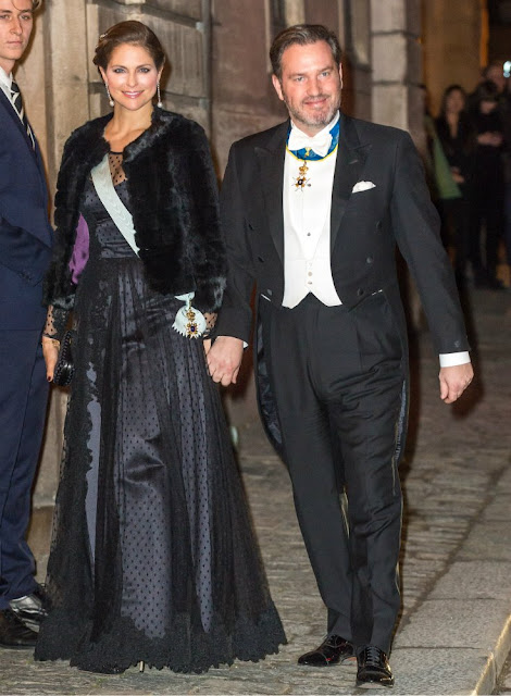 Sweden Royals attend the formal gathering of the Swedish Academy