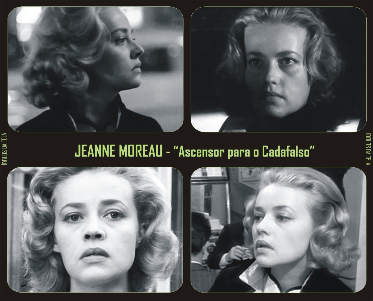 ÍDOLOS DA TELA: ASCENSOR PARA O CADAFALSO (Ascenseur pour l'Échafaud), 1958