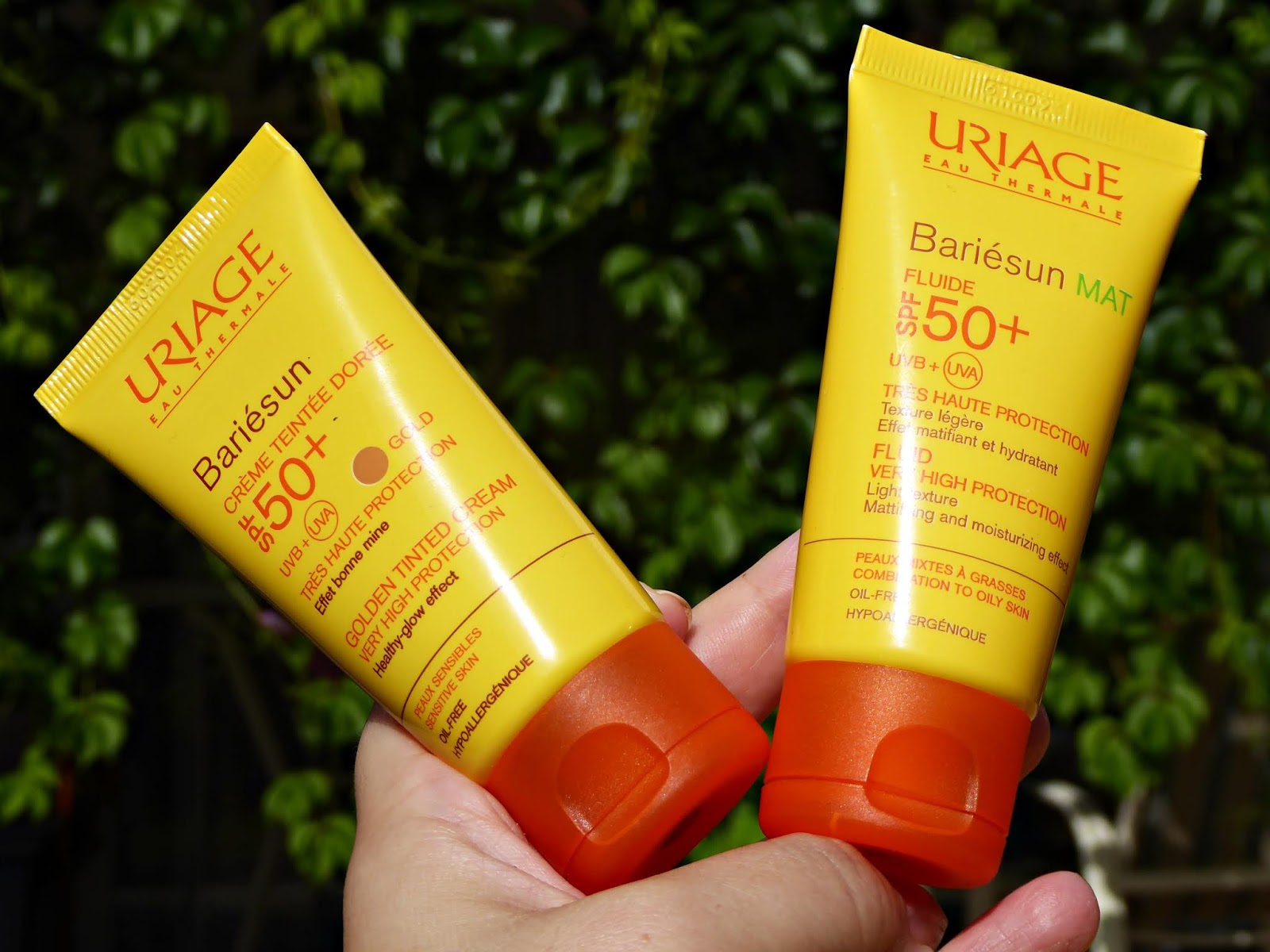 Envuelta en crema: Protectores solares Bariesun, mate y color, con agua ...