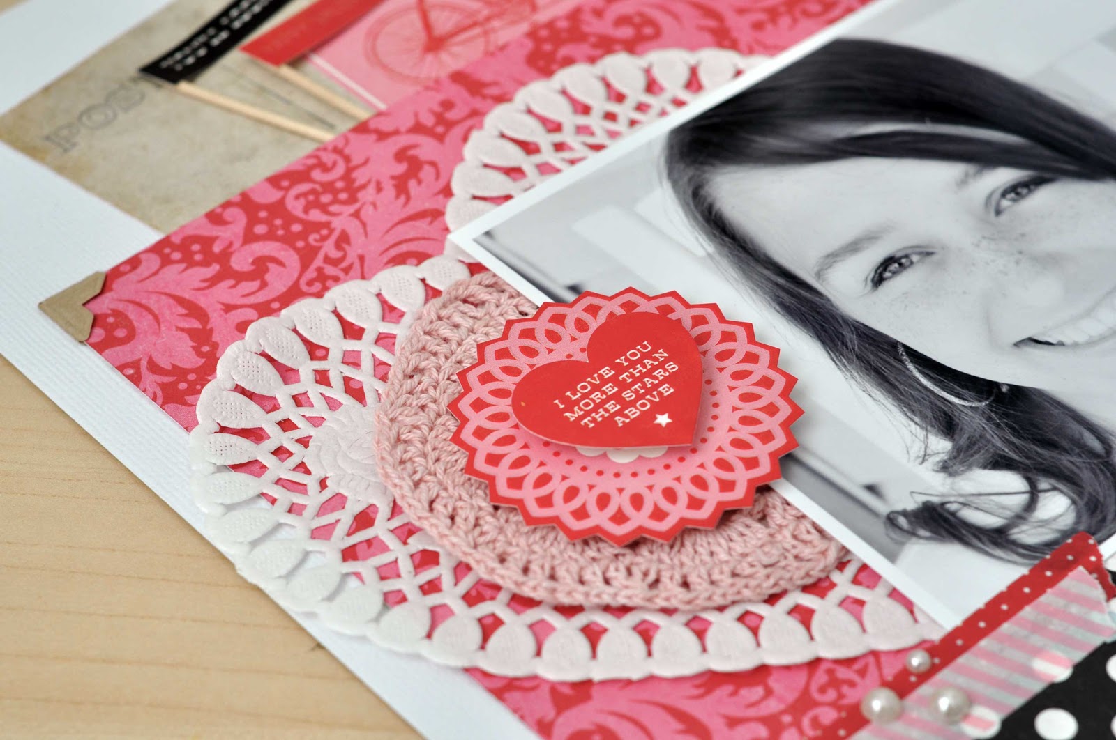 Happy Valentine's Event Day #6: Valentine Layout | Jen Gallacher