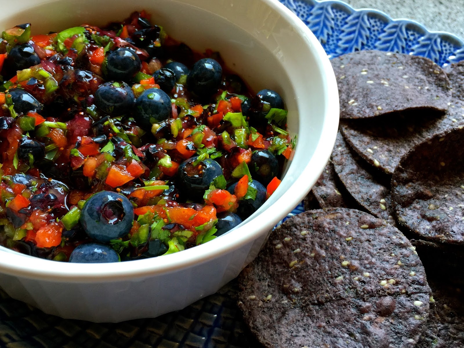 Husband Tested Recipes From Alice's Kitchen: Fresh Blueberry Salsa