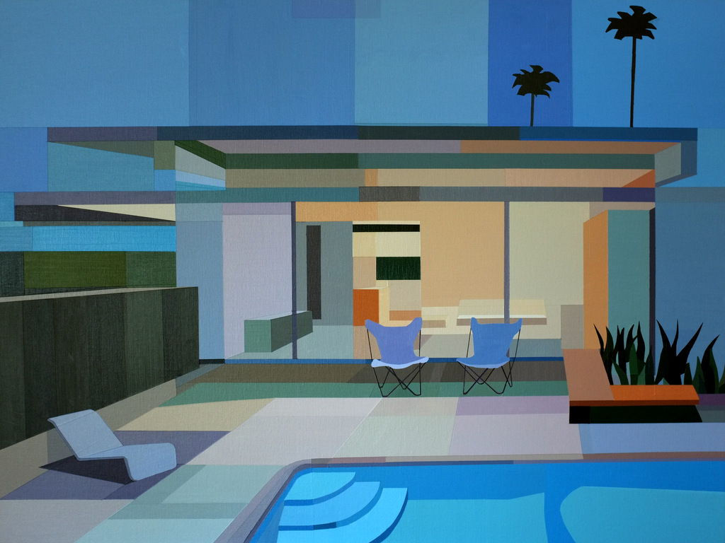 AB Painting: The Steel House by Donald Wexler