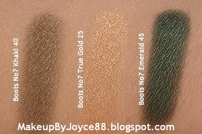 MakeupByJoyce ** !: Swatches + Review: Boots No7 Stay Perfect Eyeshadow