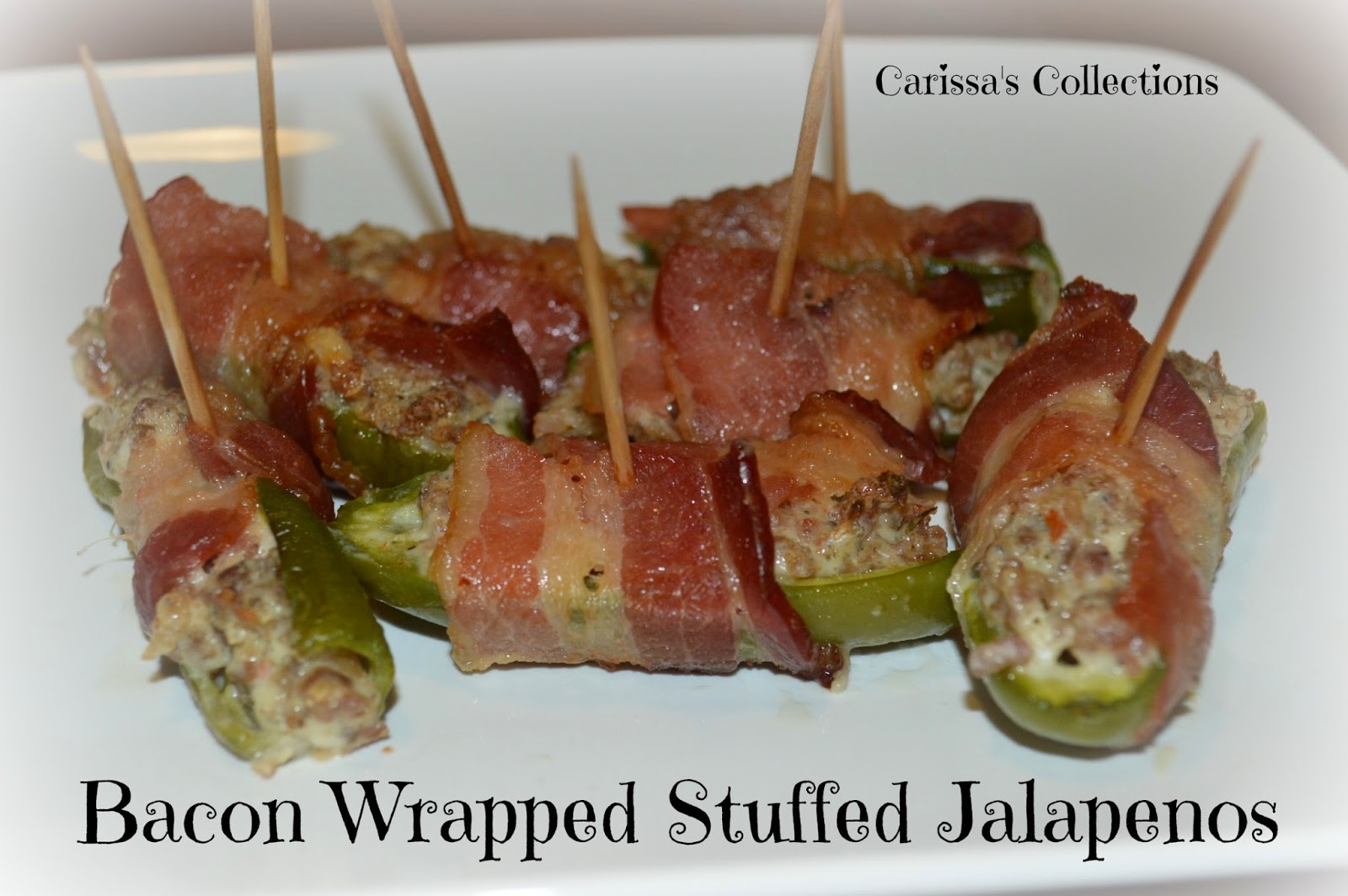 Carissa's Collections: Bacon Wrapped Stuffed Jalapeños