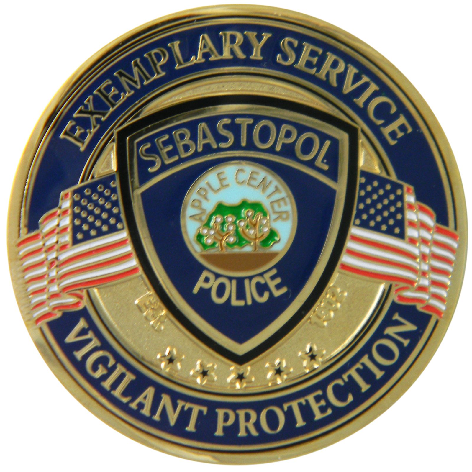 Point Emblems: Sebastopol California Police