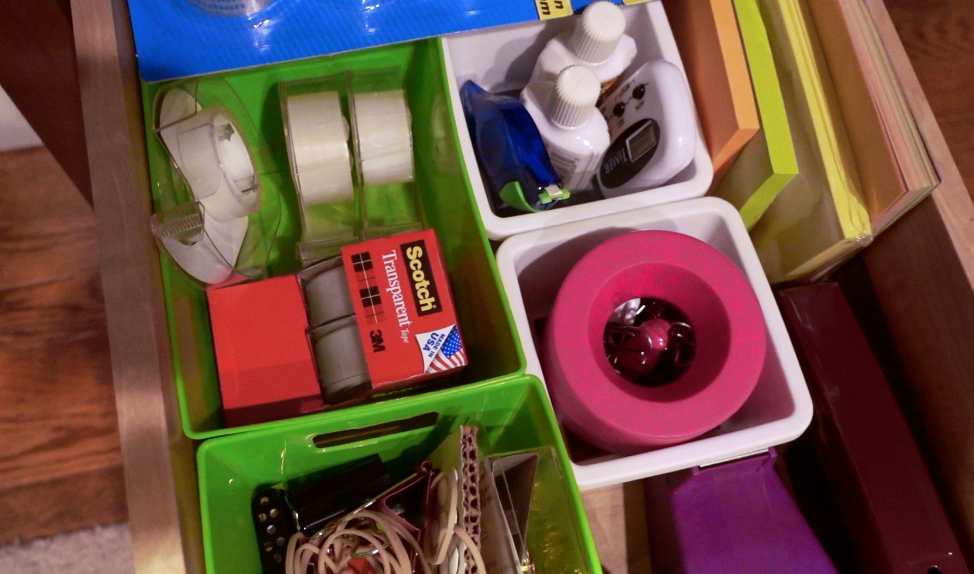 Love + Light by Clara Slate: Dollar Tree Desk Organization 2017