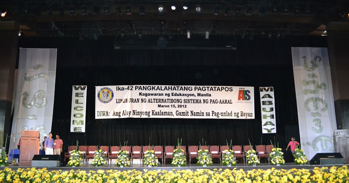 Philippine Graduation Stage Design