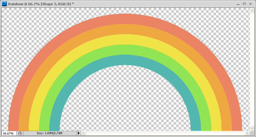 Humbug Graphics Galore: Rainbow in Photoshop