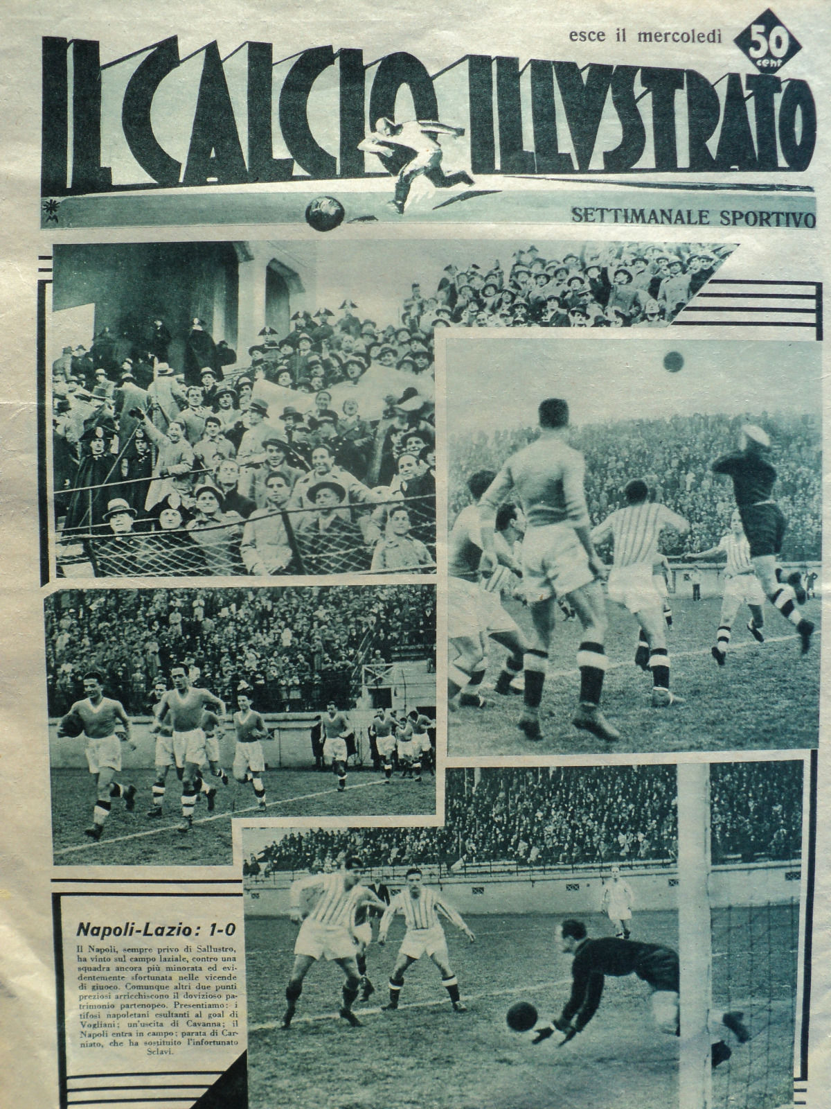 Calcio Italiano : Il Calcio Illustrato, 22 Feb 1933. Calcio Italiano : Il Calcio Illustrato, 22 Feb 1933.