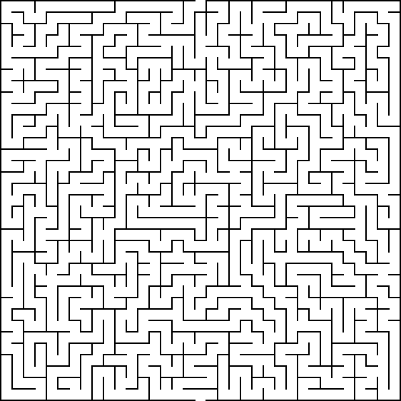 Free printable Word Search and Sudokus: Maze 8