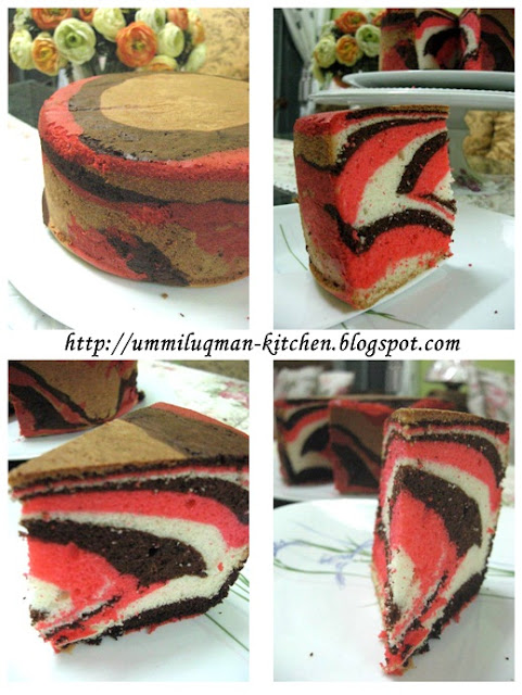 jom makan: Kek Sponge Marble