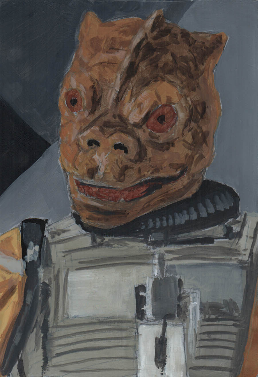 The John Douglas (Mostly) Comic Book Art Site: Mini-Paint: Bossk