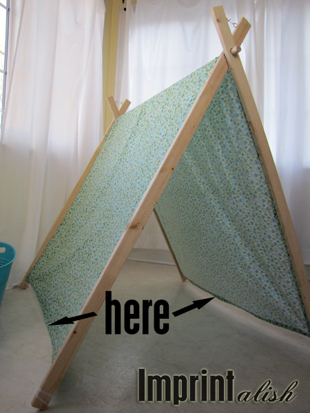 Imprintalish: For the Kids-DIY A Frame Tent