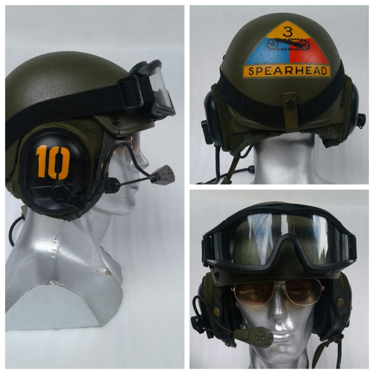 Armia Shop - Diecast & Militaria: Helm Tank Crew Helmet ORIGINAL US 3rd ...
