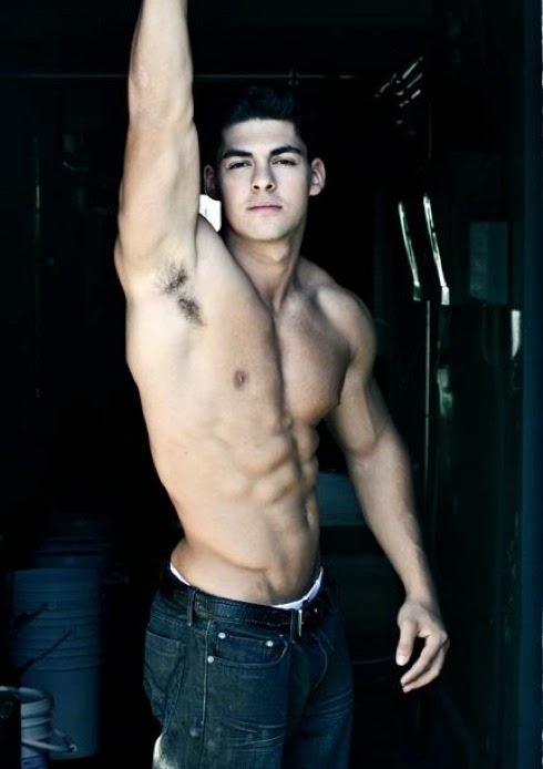 Man Central: Christopher Cote: Shirtless