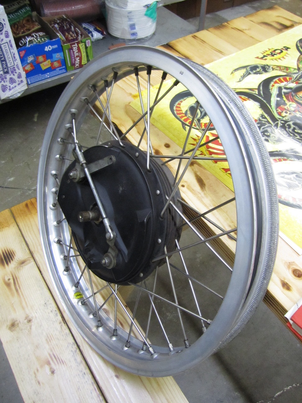 Born Loser: Triumph 21"Akront Wheel [[ sold ]]