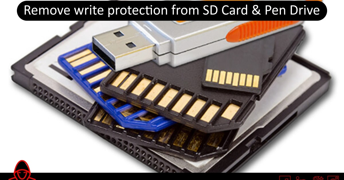 How to remove write protection from SD Card & Pen Drive ~ JDkidecha ...