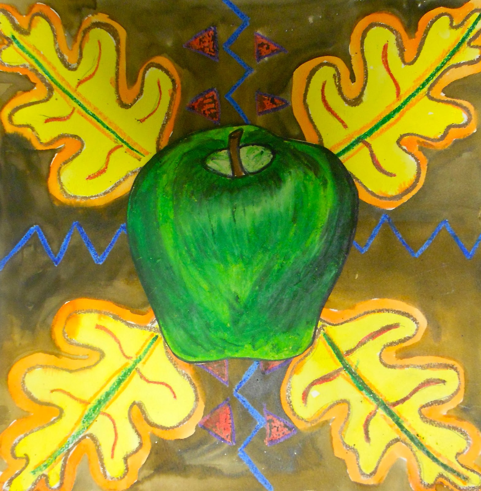 Art. Eat. Tie Dye. Repeat.: 2nd Grade Fall Apple Forms & Radial ...