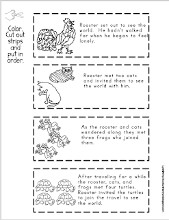 ROOSTER’S OFF TO SEE THE WORLD SEQUENCING CRAFT ~ Book Units by Lynn