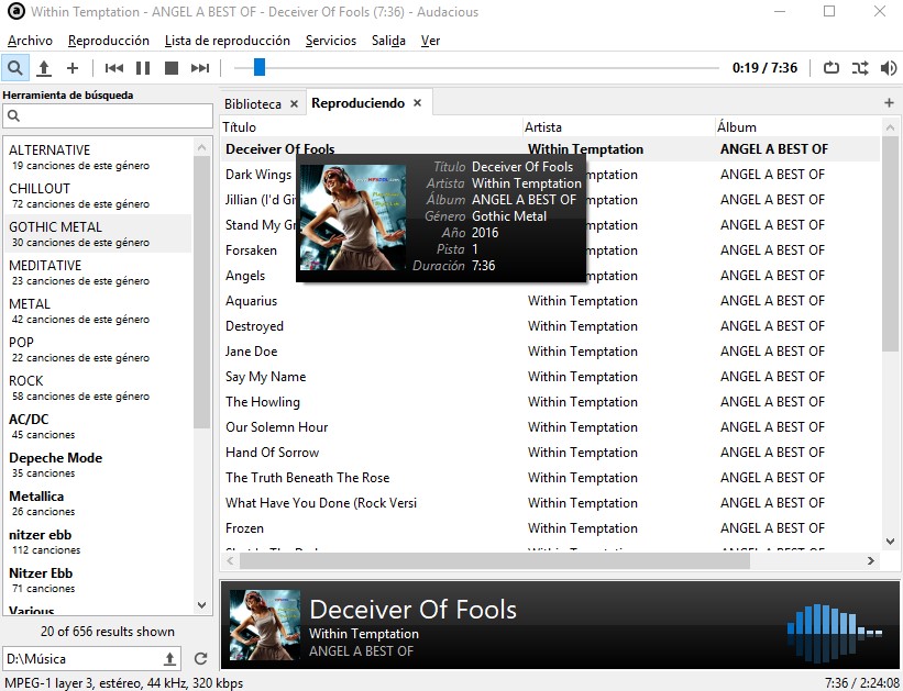 Audacious 4.0.3 + Portable - Reproductor de audio liviano y portable ...