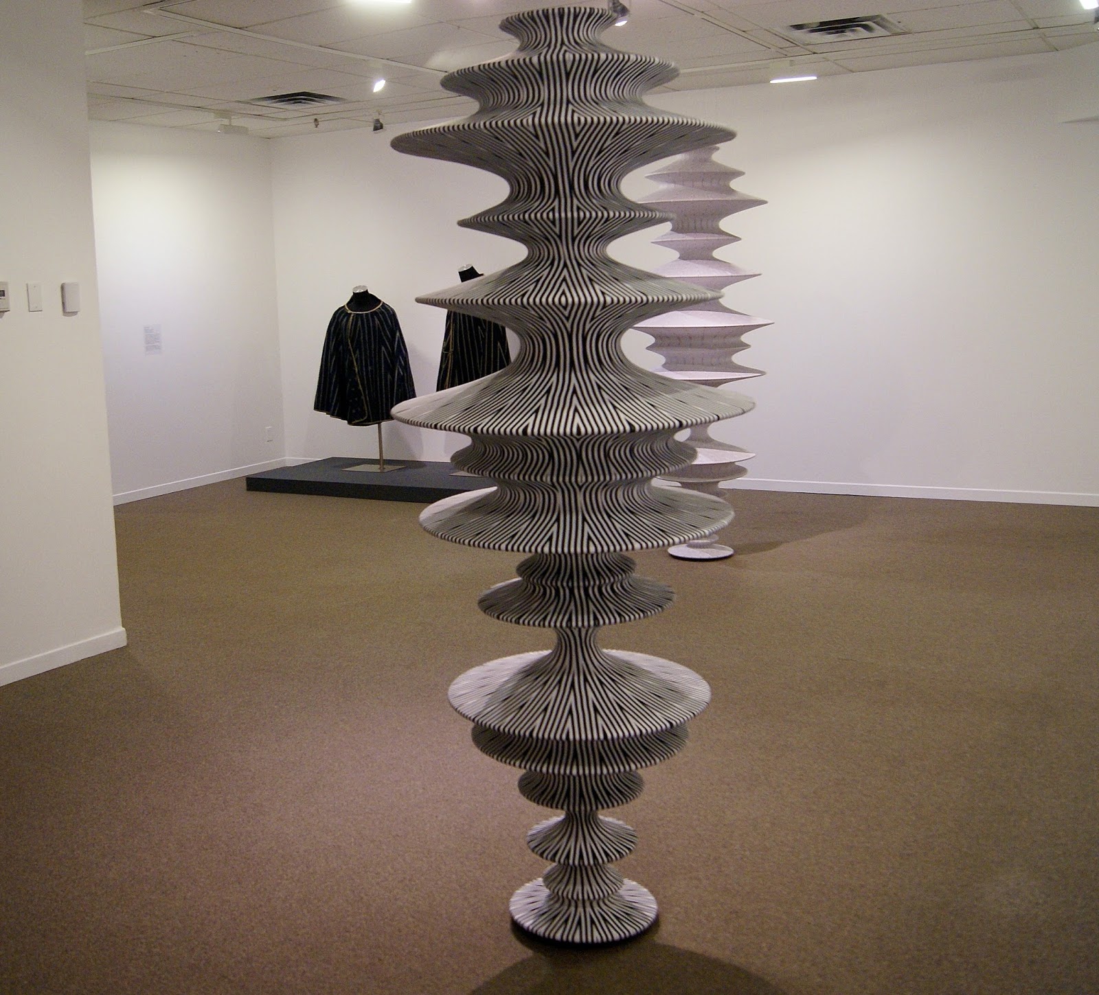 The Purple Scarf: Exhibit: Lyn Carter Earns Her Stripes!