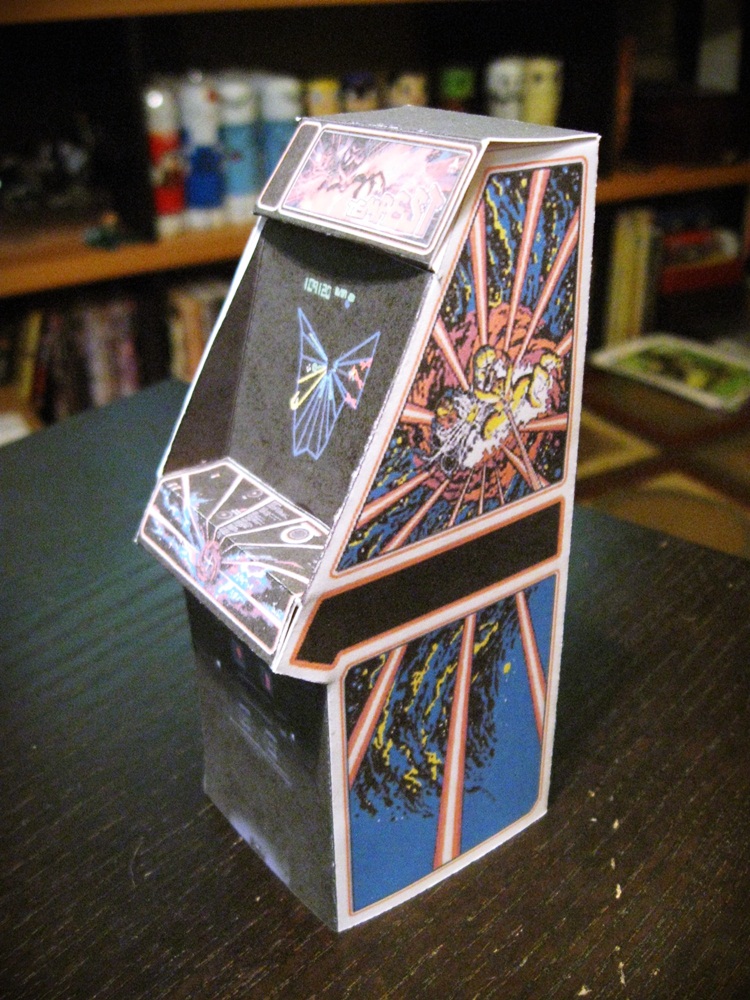 Lair of the Dork Horde: New Additions to the Nerdatorium Papercraft Arcade!