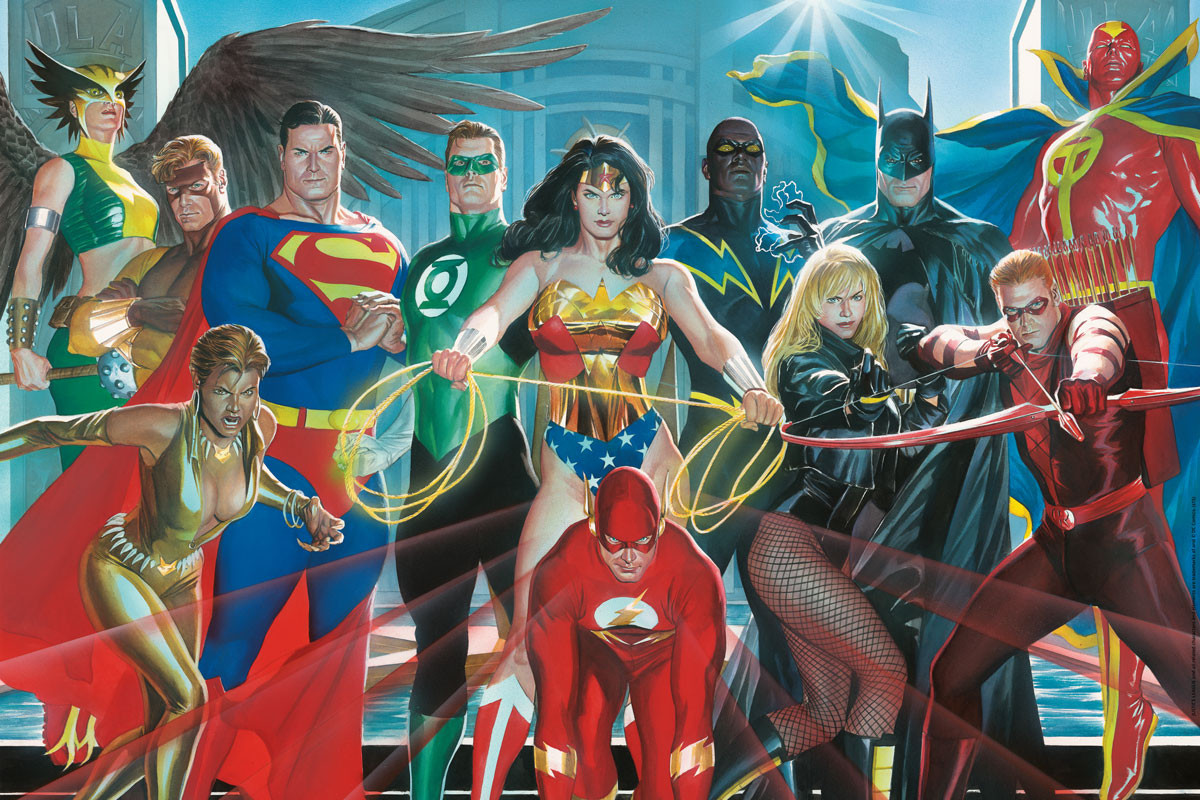 INSIDE THE ROCK POSTER FRAME BLOG: Alex Ross Justice League of America ...