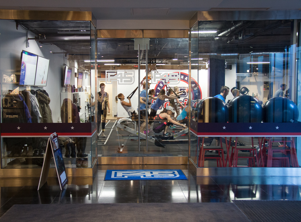 Victoria West: A Workout Training Session at F45, the New Fitness Club ...