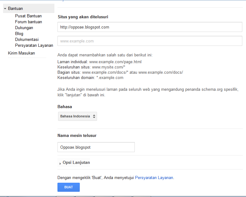 Google Custom Search(CSE) - Cara Mendaftar Dan Memasang HTML/Javascript ...