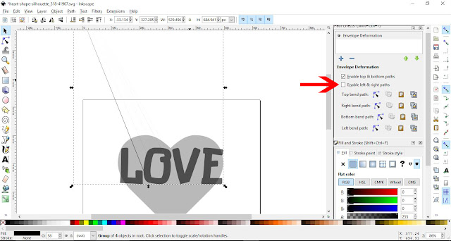 How to warp text into the shape of an object in Inkscape | Design Bundles