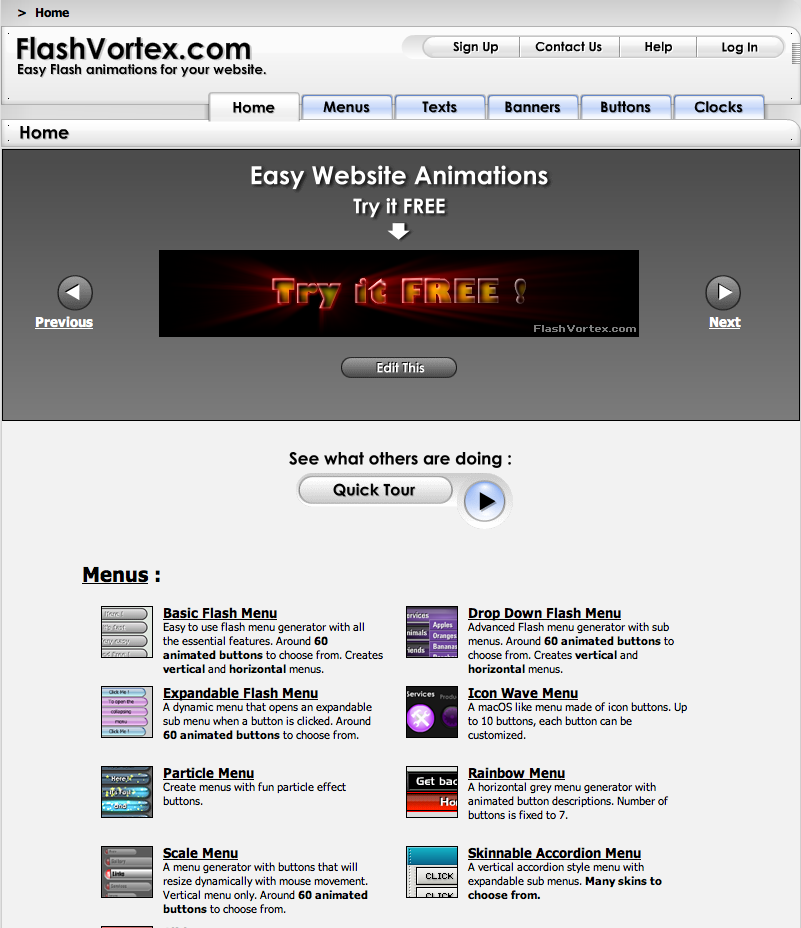 Crear es fácil: FlashVortex