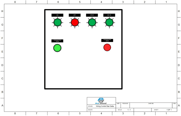 Wiring Diagram Rangkaian Star Delta Automatis dan Manual