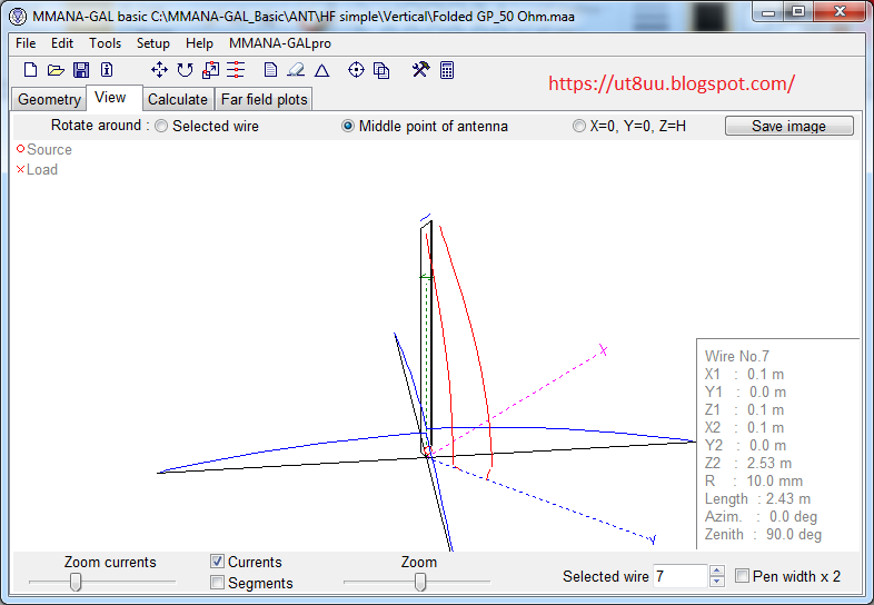 HamStudio UT8UU: The twin-lead Marconi antenna