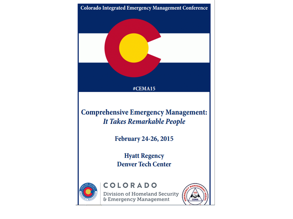 Colorado Emergency Management: 2015 Colorado Integrated Emergency ...