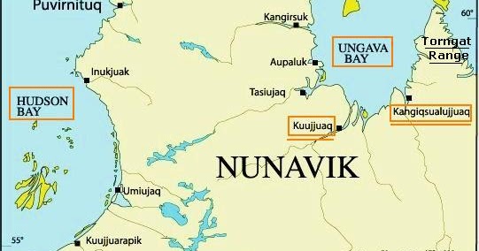 Ultima Thule: Kangiqsualujjuaq, an Inuit settlement on the coast of Ungava Bay, Nunavik