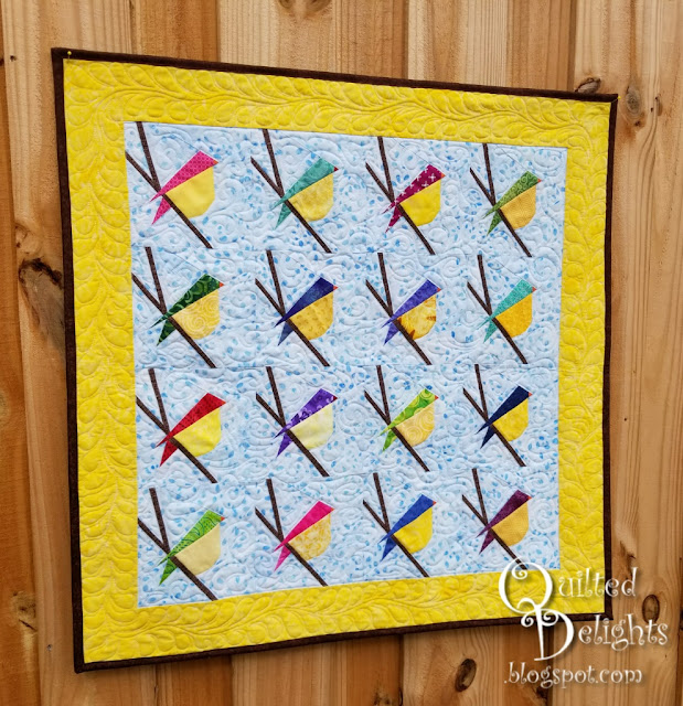 Quilted Delights: Project Quilting 9.4 Mellow Yellow