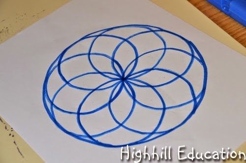 Highhill Homeschool: Mandala Geometry Challenge - Elementary School