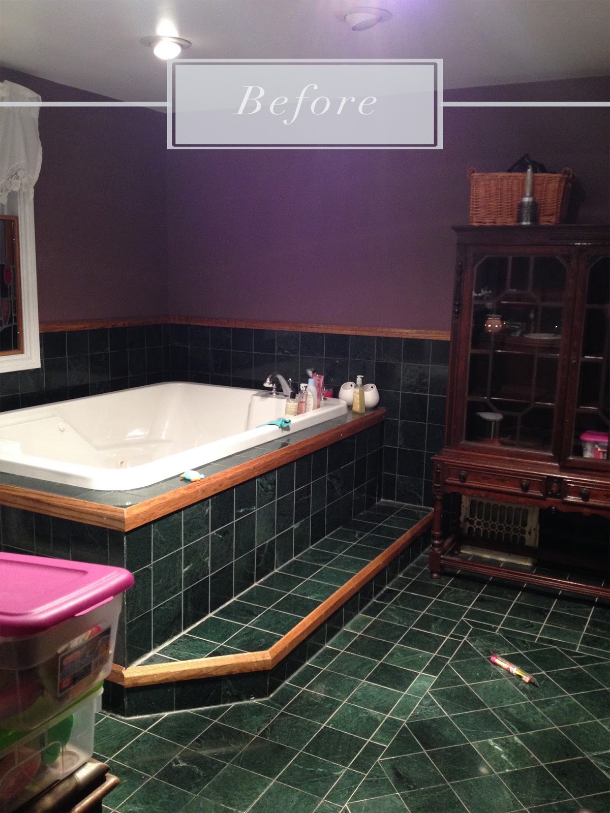 Making Do with Ugly Tile – Ohhh Lulu