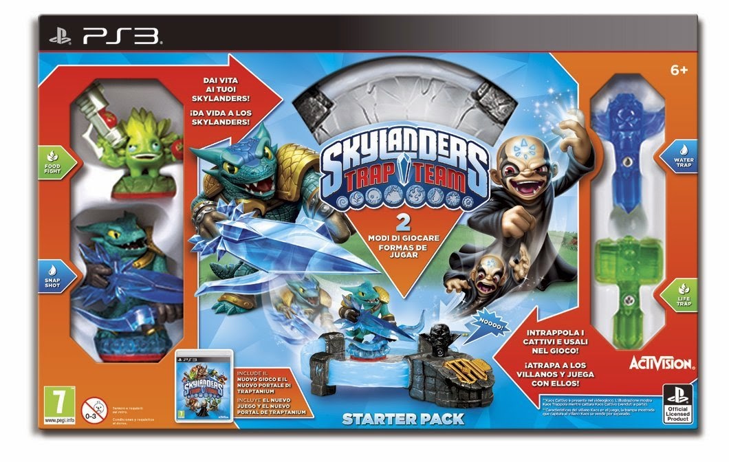 Skylanders Trap Team Fotos datos de Starter Pack, figuras ~ ONE WOMAN ...
