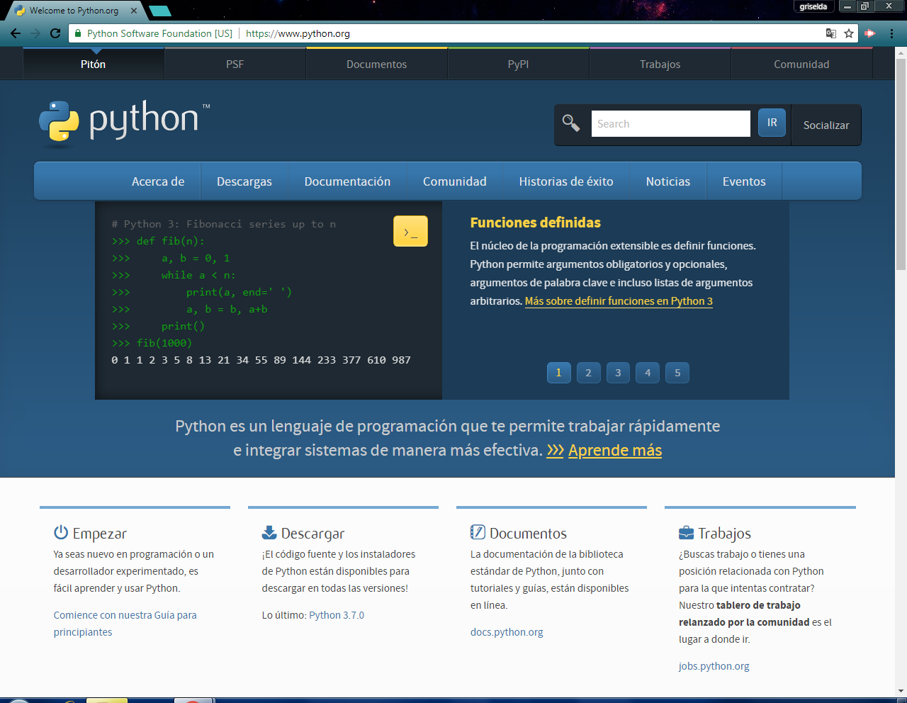 Graficación : Python
