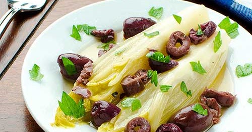 Kitchen Riffs: Belgian Endive Salad with Olives